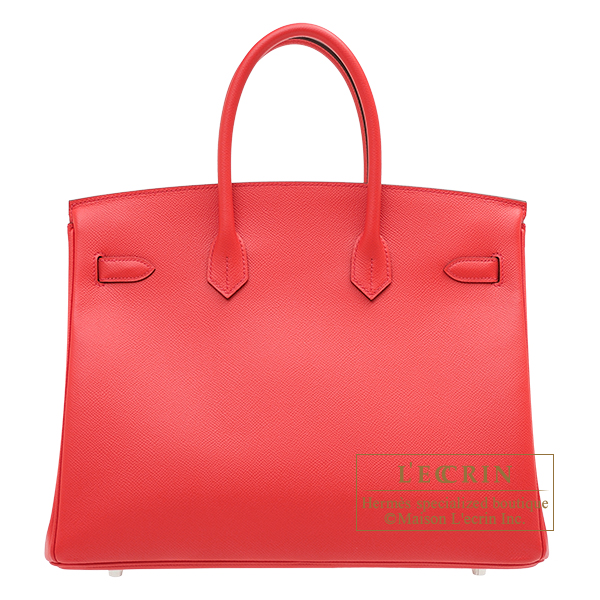 Hermes Birkin bag 35 Bougainvillier Epsom leather Silver Hermes Birkin bag 35 Bougainvillier Epsom leather Silver